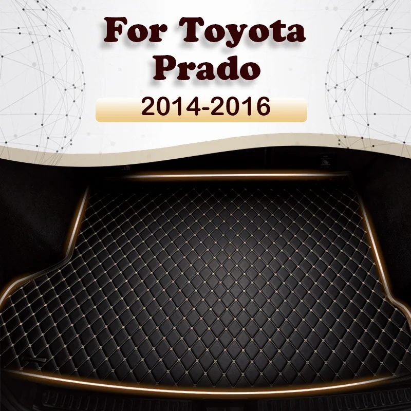 Car trunk mat for Toyota Prado Five seats 2014 2015 2016 Cargo Liner ...