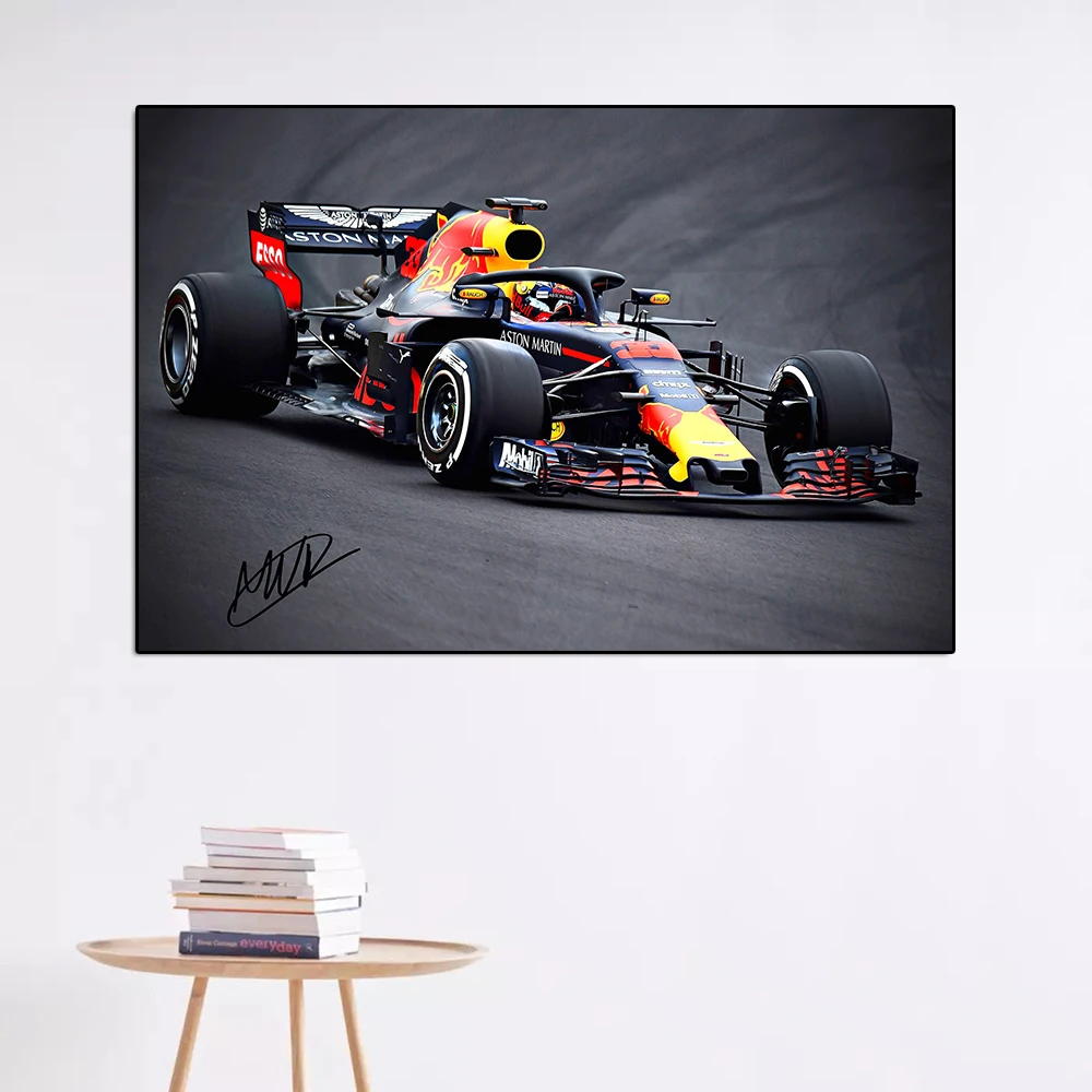 Canvas Home Decor | Red Formula | Verstappen | Painting Calligraphy ...