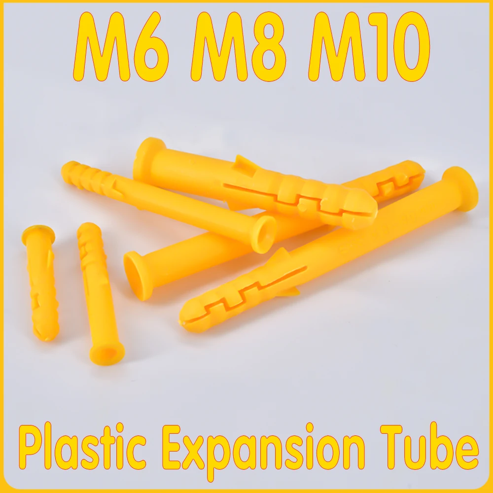 Plastic-Expansion-Tube-Anchor-Rubber-Plug-Plastics-Pipe-Nylon-Column ...