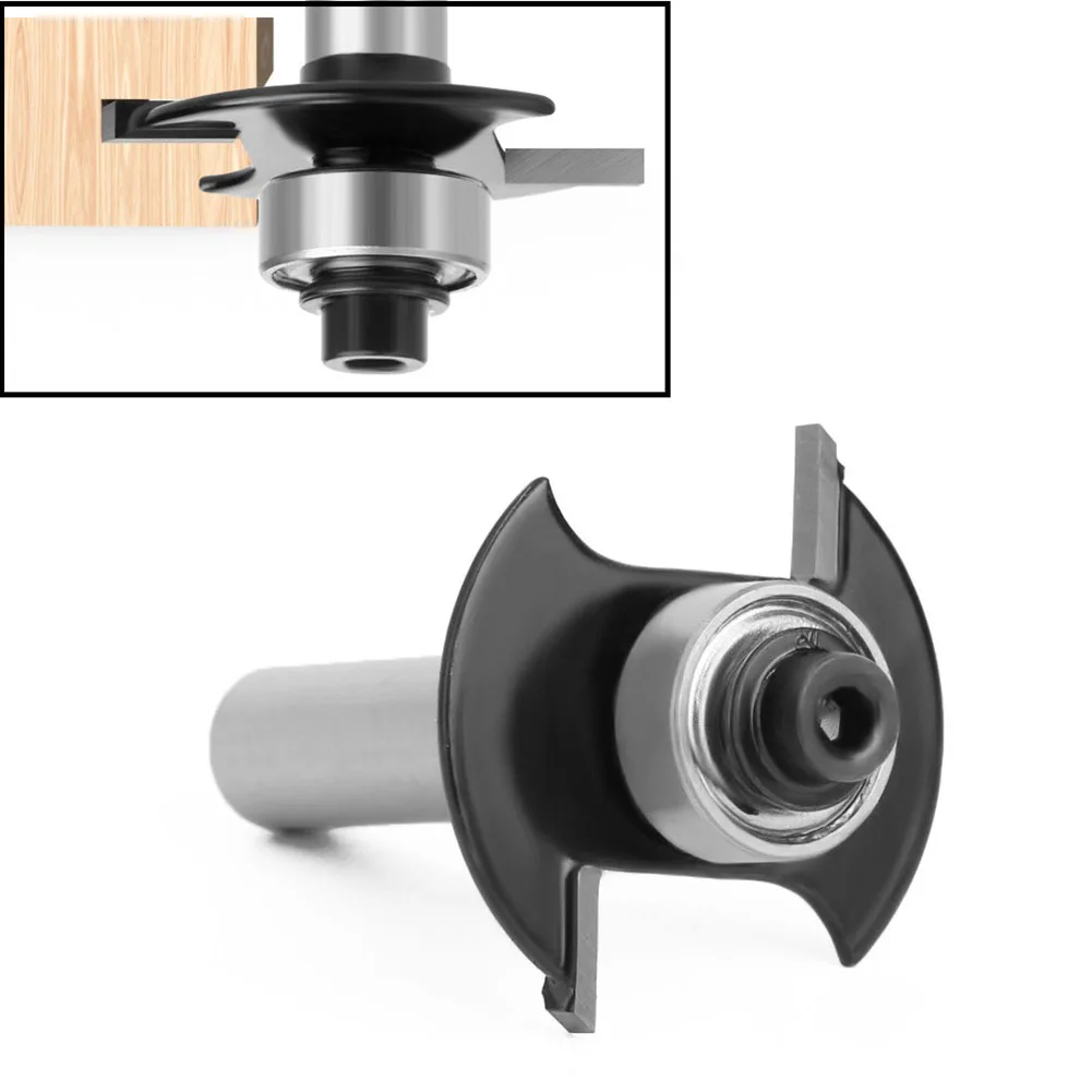 Fresa-para-ferramentas-de-madeira-T-Slot-Router-Bit-8mm-Shank-2-flautas ...