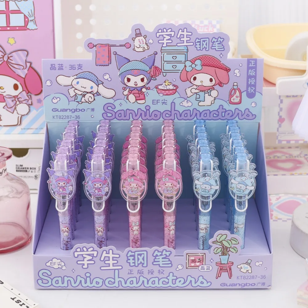 Sanrio Student Erasable Blue Fountain Pen Cute Cartoon Homework Writing ...
