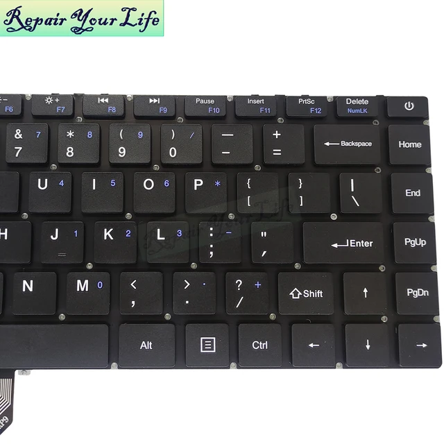 Gateway N214 Laptop Keyboard Layout US Keyboard For Gateway GWTN141 10