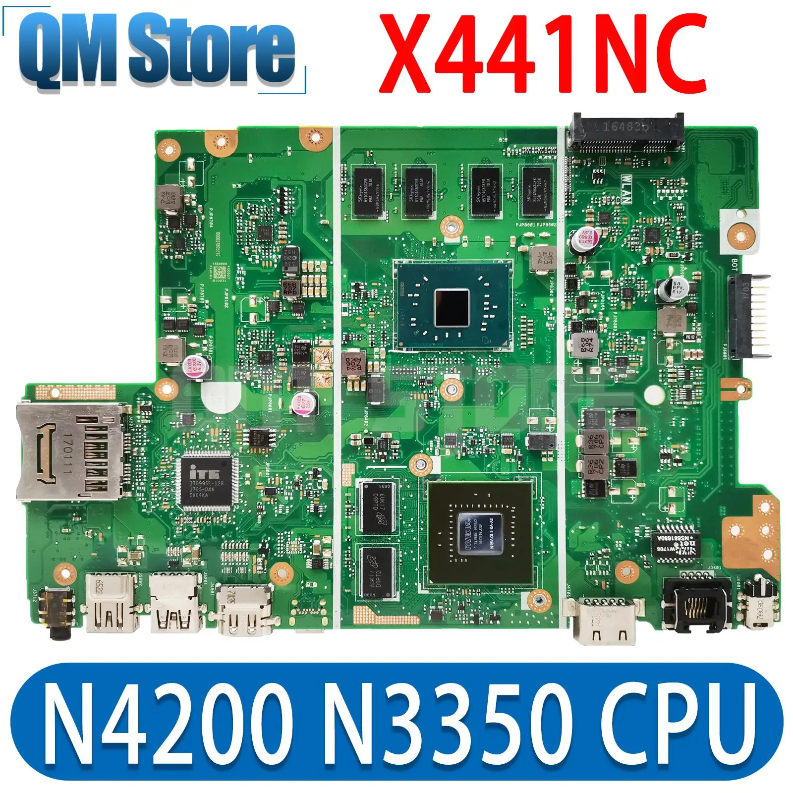 X441NC-Mainboard-UNTUK-ASUS-X441N-X441NA-A441N-Notebook-Motherboard-2GB ...