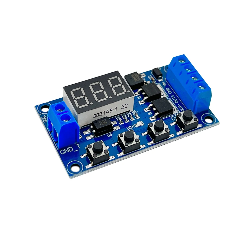 DC-6-30V-Delay-Time-Module-LED-Display-Automation-Cycle-Delay-Timer ...