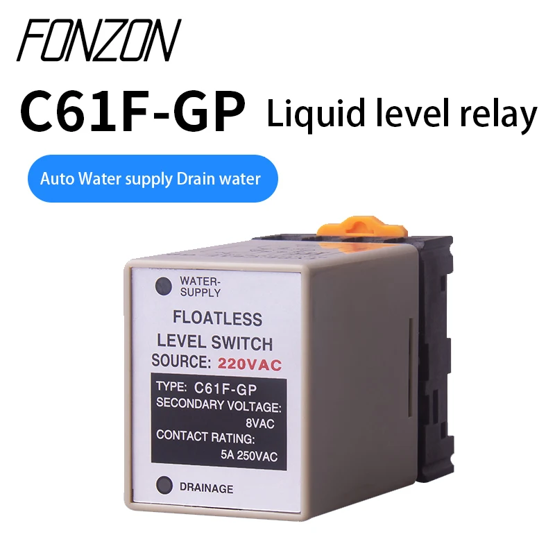 C61F-GP level relay C61F - GP water level controller switch pump ...