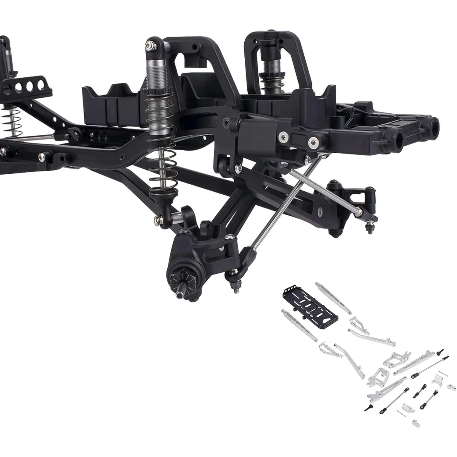 SCX10 Twin I-Beam 2WD Pre-Runner Aluminum Suspension Conversion Kit for ...