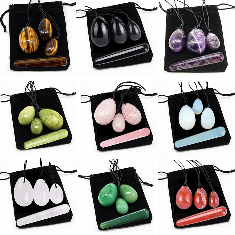 3pc-4pc-Yoni-Egg-Women-Kege-Exercise-Ball-Set-Natural-Jade-Stone-Yoni ...