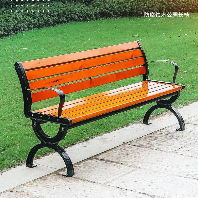 Custom Park Chair Outdoor Bench Outdoor Bench Leisure Garden Courtyard ...