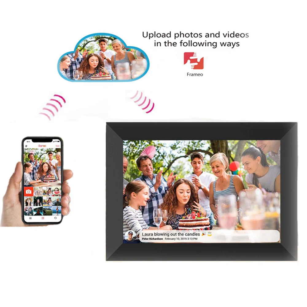 Moldura-Digital-com-Tela-de-Toque-HD-Picture-Frame-Inteligente-WiFi ...
