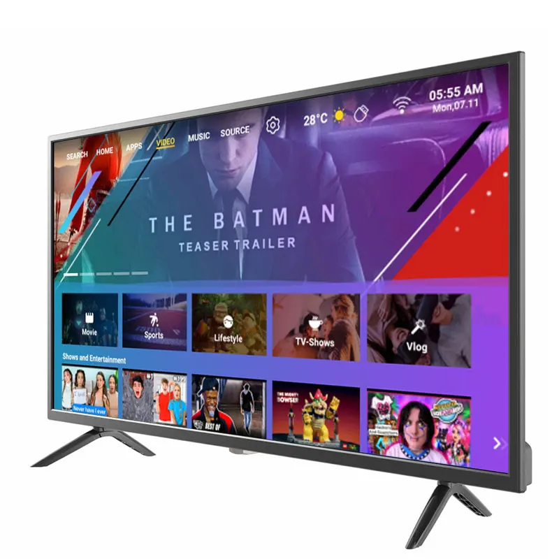 OEM 32404350556575 inch androidT2S2 tv wifi 11.0 LED TV 65 inch ...