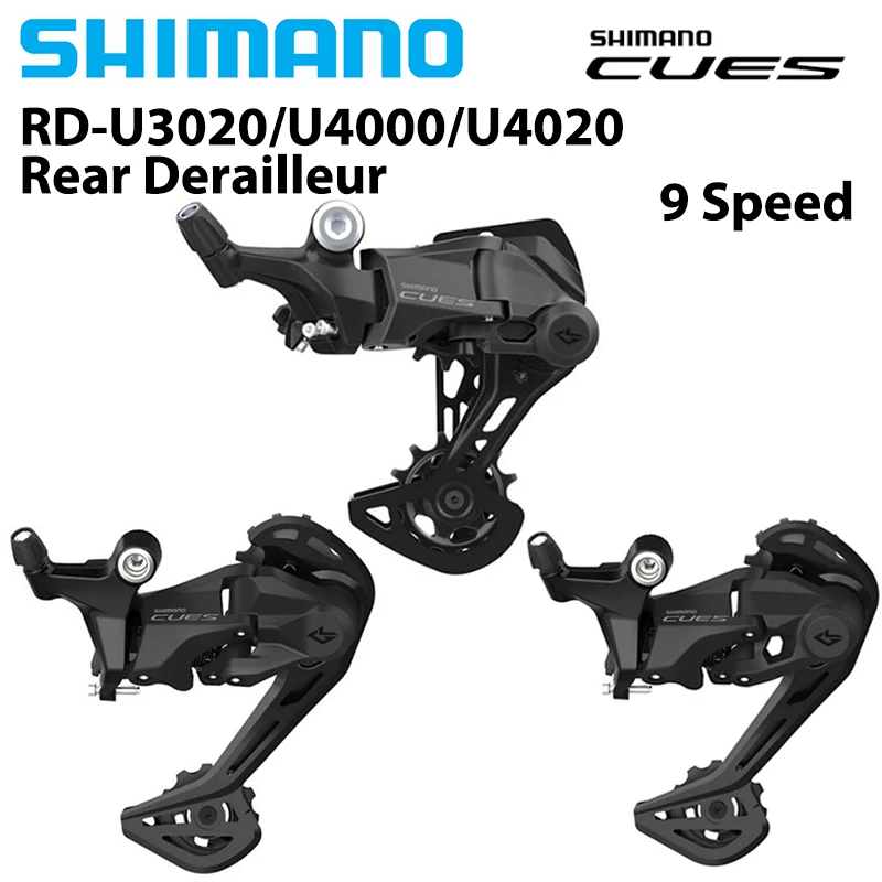 SHIMANO-CUES-SHADOW-RD-Rear-Derailleur-9-speed-RD-U4000-RD-U3020-RD ...