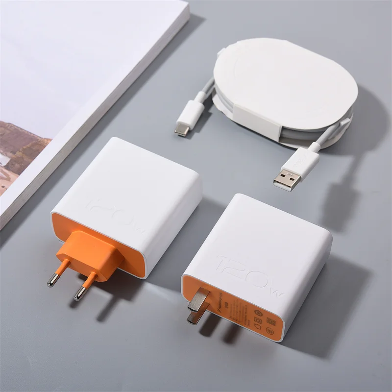 For Vivo 120W Flashcharge Charger EU/US Adapter For IQOO 12 11 10 9 8 ...