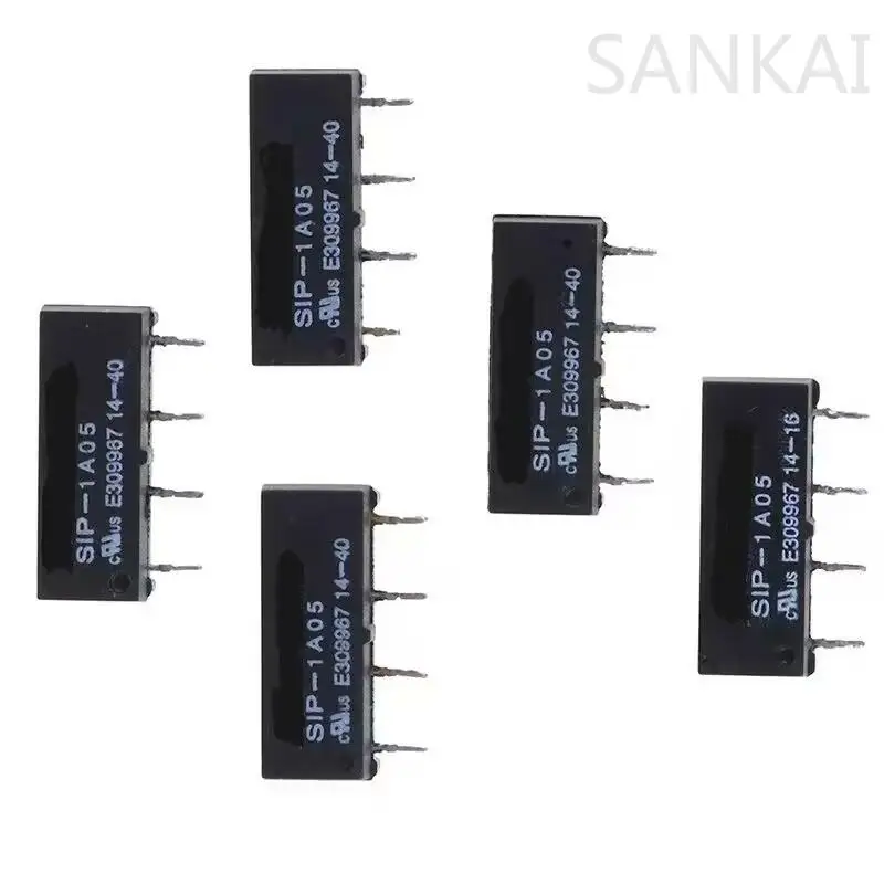 5PCS-LOT-5V-Relay-SIP-1A05-Reed-Switch-Relay-For-PAN-CHANG-Relay-4PIN ...