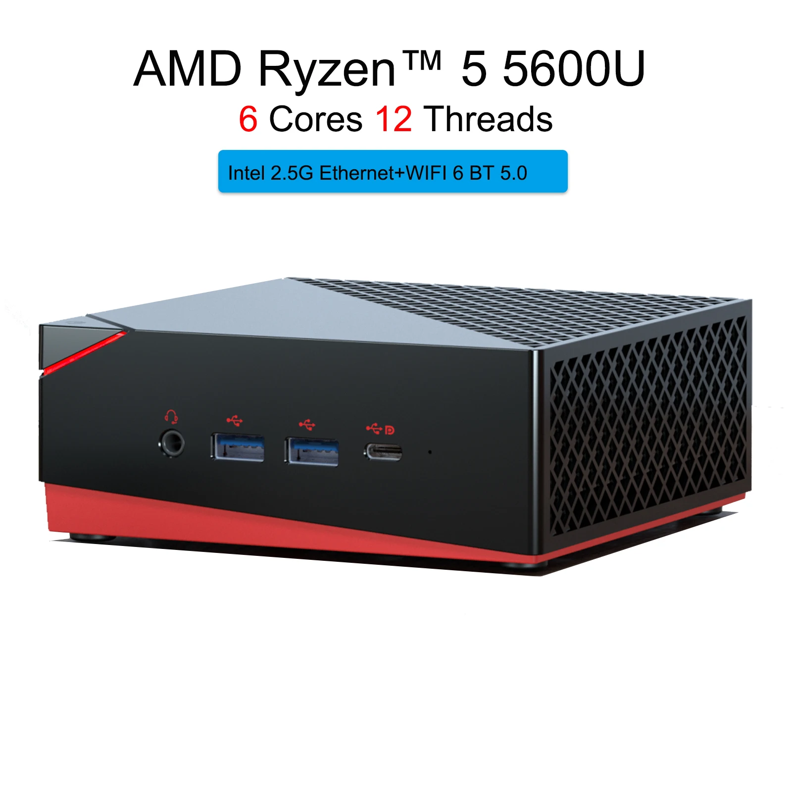 Chatreey An1 Amd Ryzen R3 R5 R7 Mini Pc Vega 8 /10 Graphics 3x4k Output ...