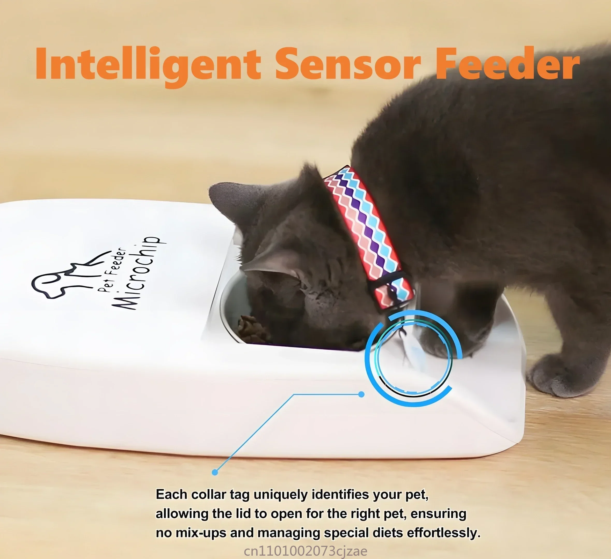 NEW Smart Microchip RFID Pet Feeder Bowl For Cats Dog And Multi Pets ...