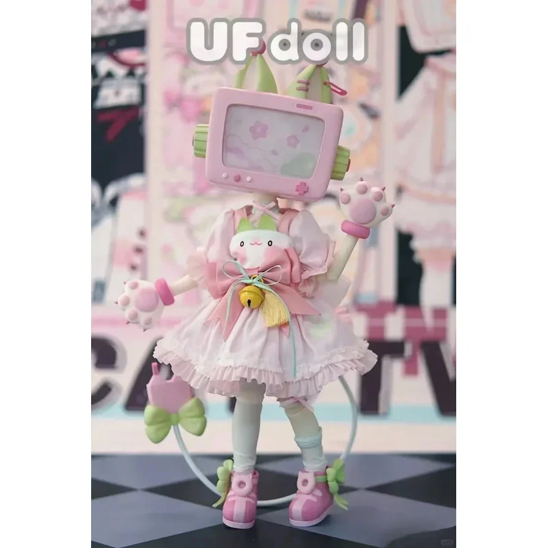 33CM-Cat-Tv-Channel-Game-Party-Bjd-Mystery-Box-Cute-Action-Anime-Figure ...