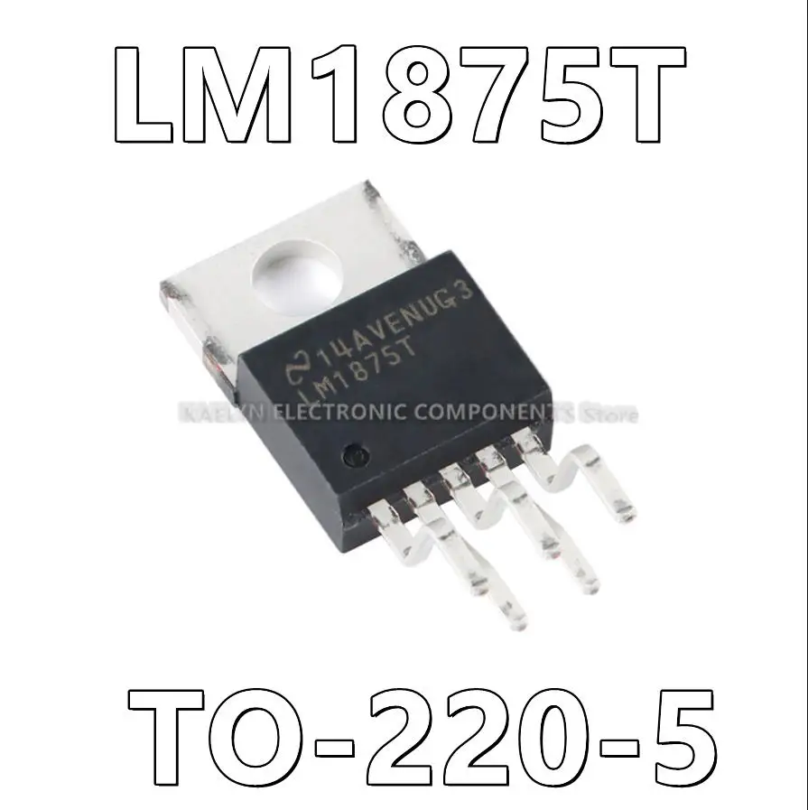 10Pcs/lot LM1875T LM1875 Amplifier IC 1-Channel (Mono) Class AB TO-220 ...