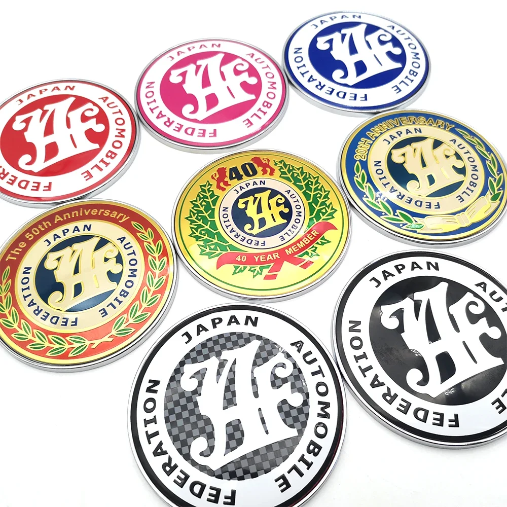 JAF-Japan-Automobile-Alliance-Personalized-Middle-Mesh-Emblem-Multi ...