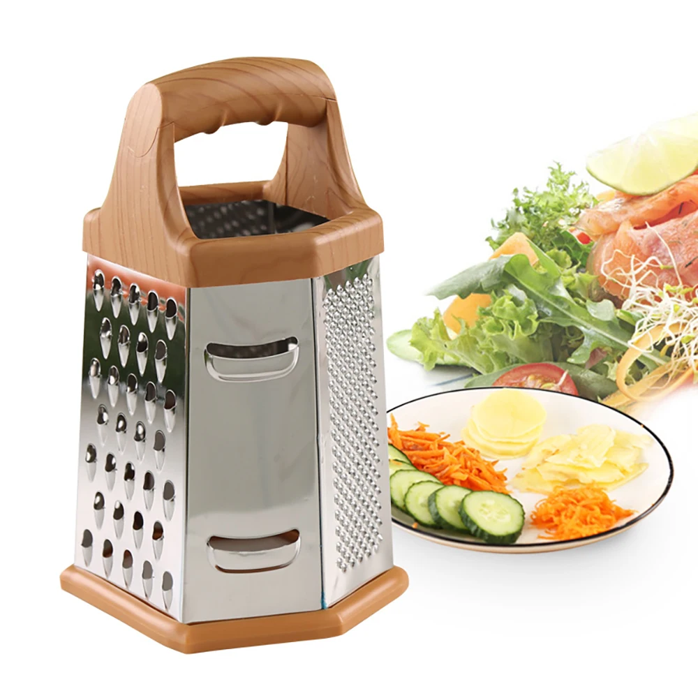 Multifunctional-Vegetables-Grater-Stainless-Steel-6-Sided-Blades-Box ...