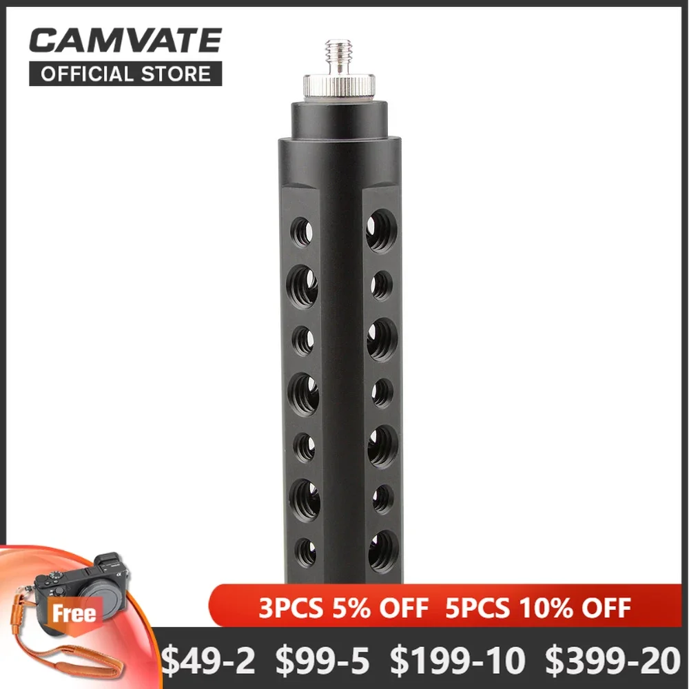 CAMVATE-Aluminum-Alloy-Camera-Handle-Grip-With-1-4-20-Male-Threaded ...