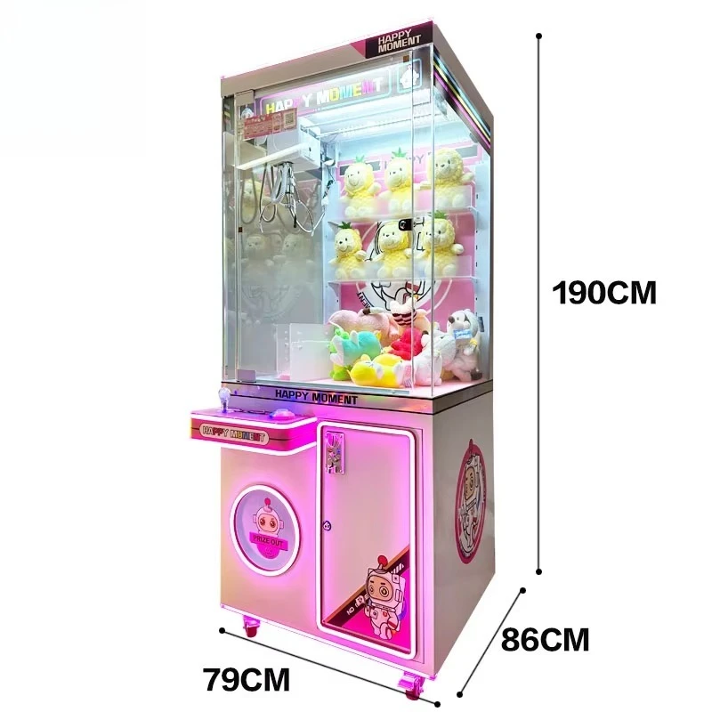 Customize The Appearance Coin OPerated Game Doll Claw Machine Kids ...
