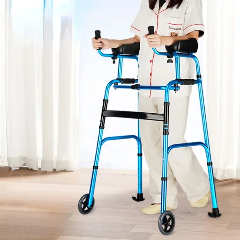Walking-Aid-Cane-Stools-Walkers-for-Elderly-Folding-Portable ...
