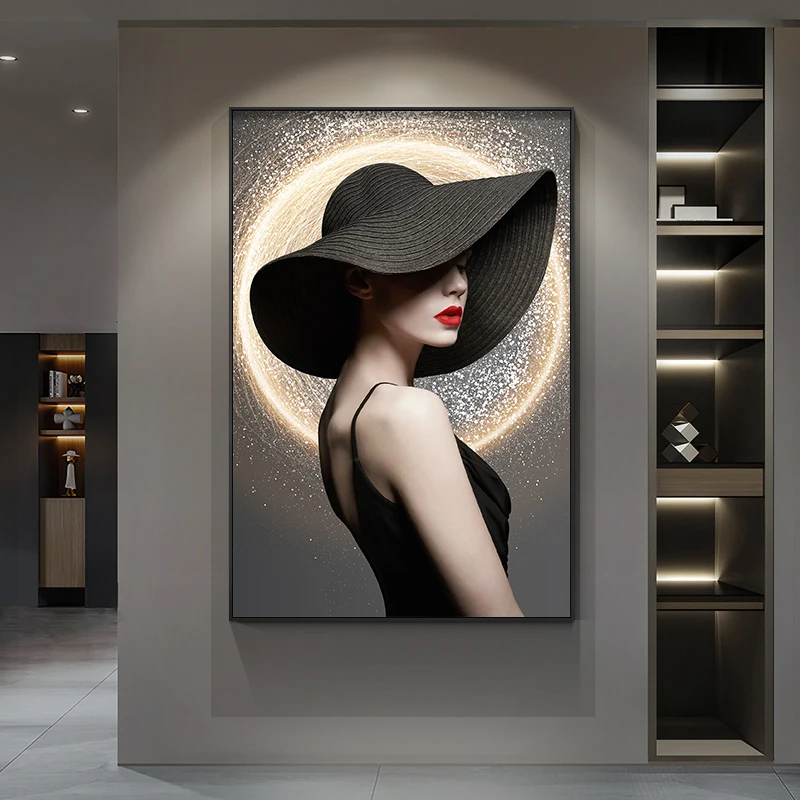 Modern Art Figures LED Wall Lamp For Corridor Living Room Background ...