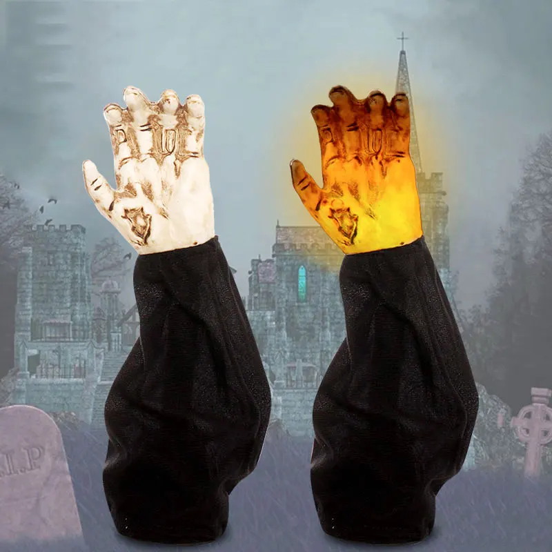 Halloween-Animated-Crawling-Hand-Lighted-Walking-Arm-with-Sound-Scary ...
