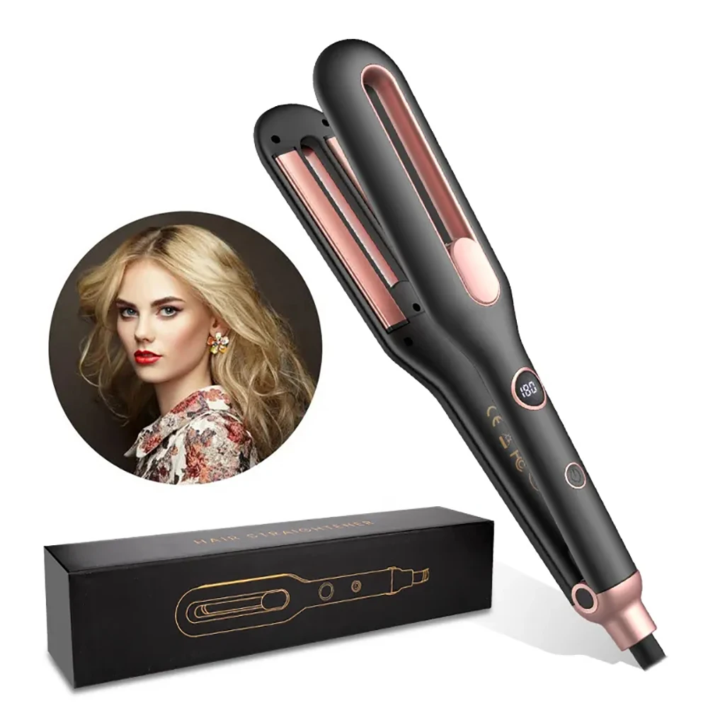 Hair Straightener And Curler Set