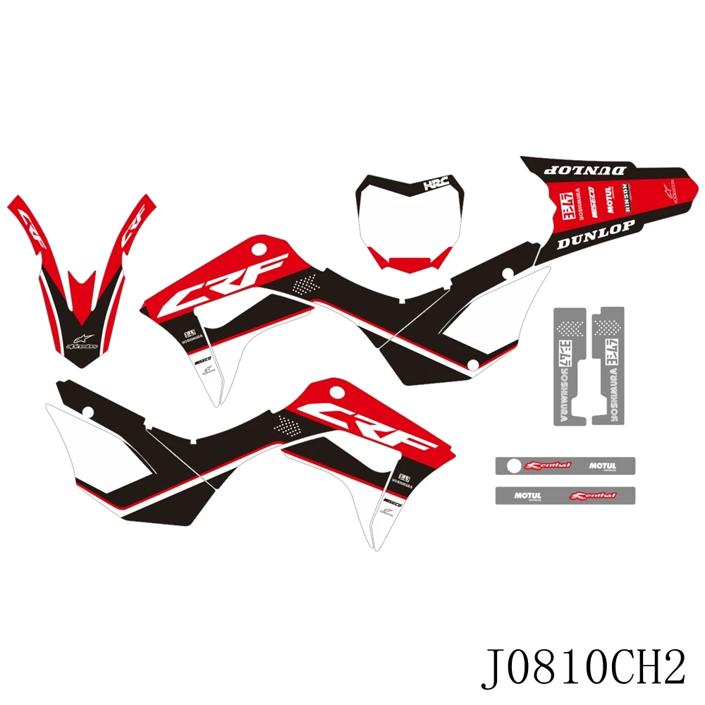 For HONDA CRF 125F CRF125F 2019 2020 2021 2022 Full Graphics Decals ...