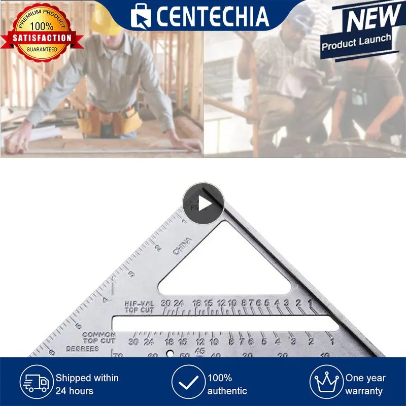 Alloy-Speed-Tri-Square-Protractor-Miter-Framing-Measurement-Ruler ...