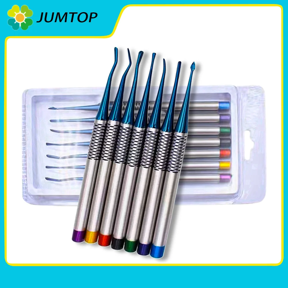 7Pcs-Set-Dental-Implant-Luxating-Root-Tooth-Elevator-Knife-Extraction ...