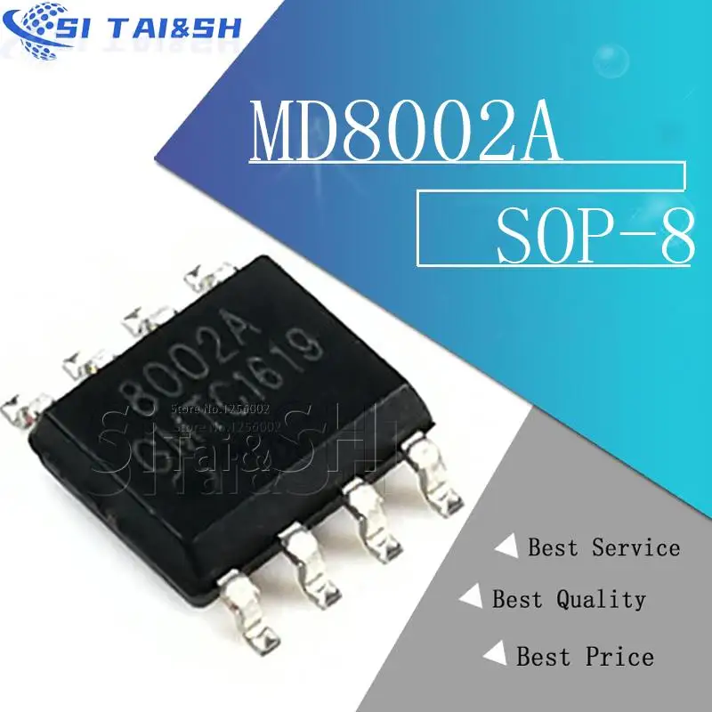 10PCS-MD8002A-SOP8-MD8002-SOP-8002A-SMD-SOP-8-8002-CKE8002B-NS8002-new ...