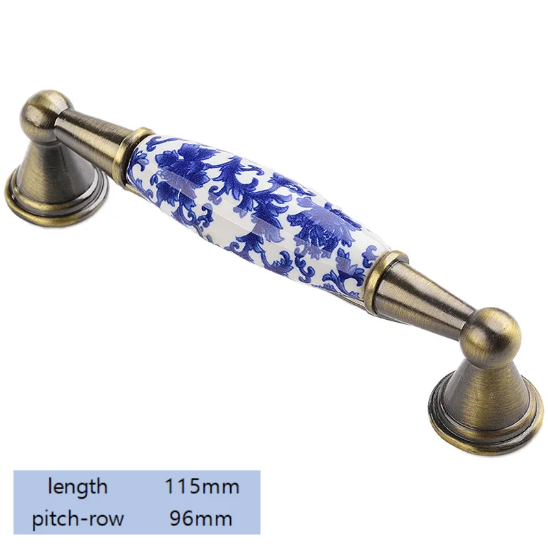 Blue and White Porcelain Ceramic Cabinet Handles - Grandisto.Com