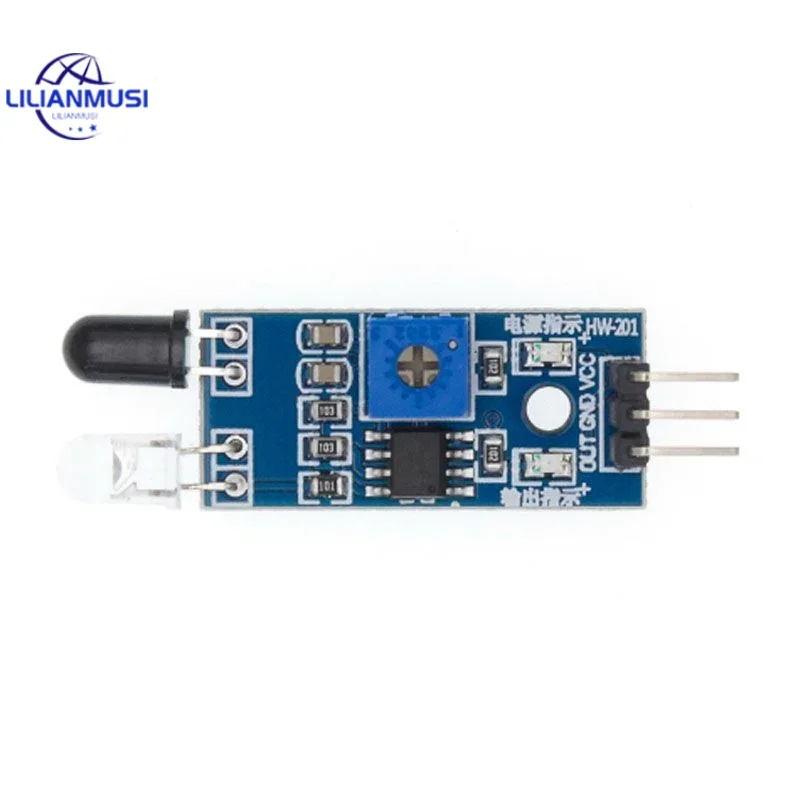 50pcs Ir Infrared Obstacle Avoidance Sensor Module For Arduino Smart Car Robot 3 Pin Reflective