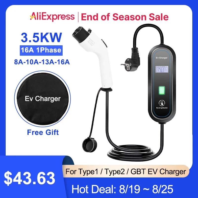 Protable-EV-Charger-220V-230V-Level-2-GBT-Car-Charger-16A-3-5KW-Type-1 ...