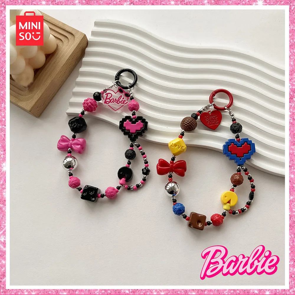 Miniso-New-Barbie-Pink-Sweet-Spice-Girl-Cell-Phone-Chain-Y2K-Dopamine ...