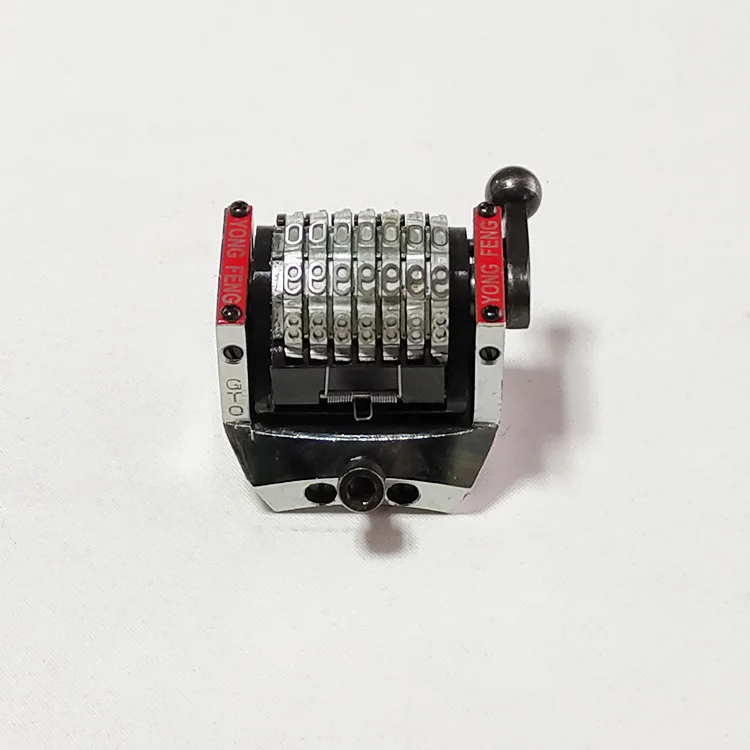 Vertical U inverted B 7 Digits Numbering Machine For Offset GTO ...