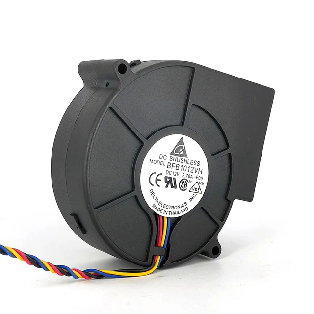 original BFB1012VH 12V 2.70A 9733 9.7CM 2-wire 4-wire Violent Turbo ...