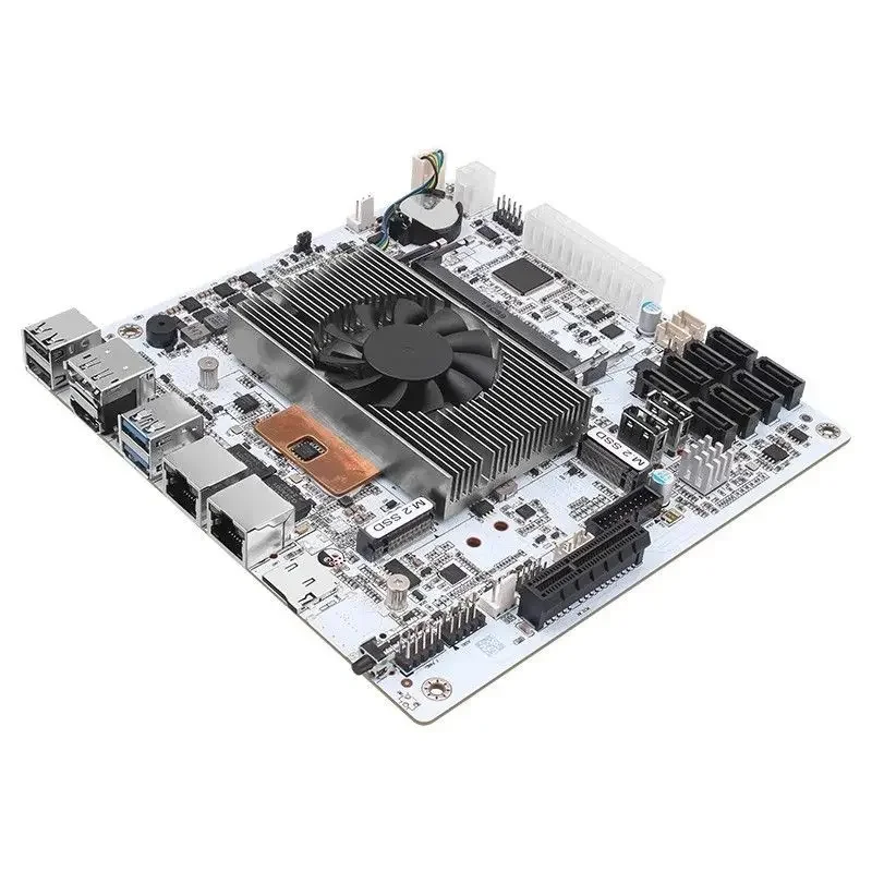 NAS Motherboard 8-Bay with i5-8265U ES, 8 SATA, Dual M.2, DDR4 for Home ...