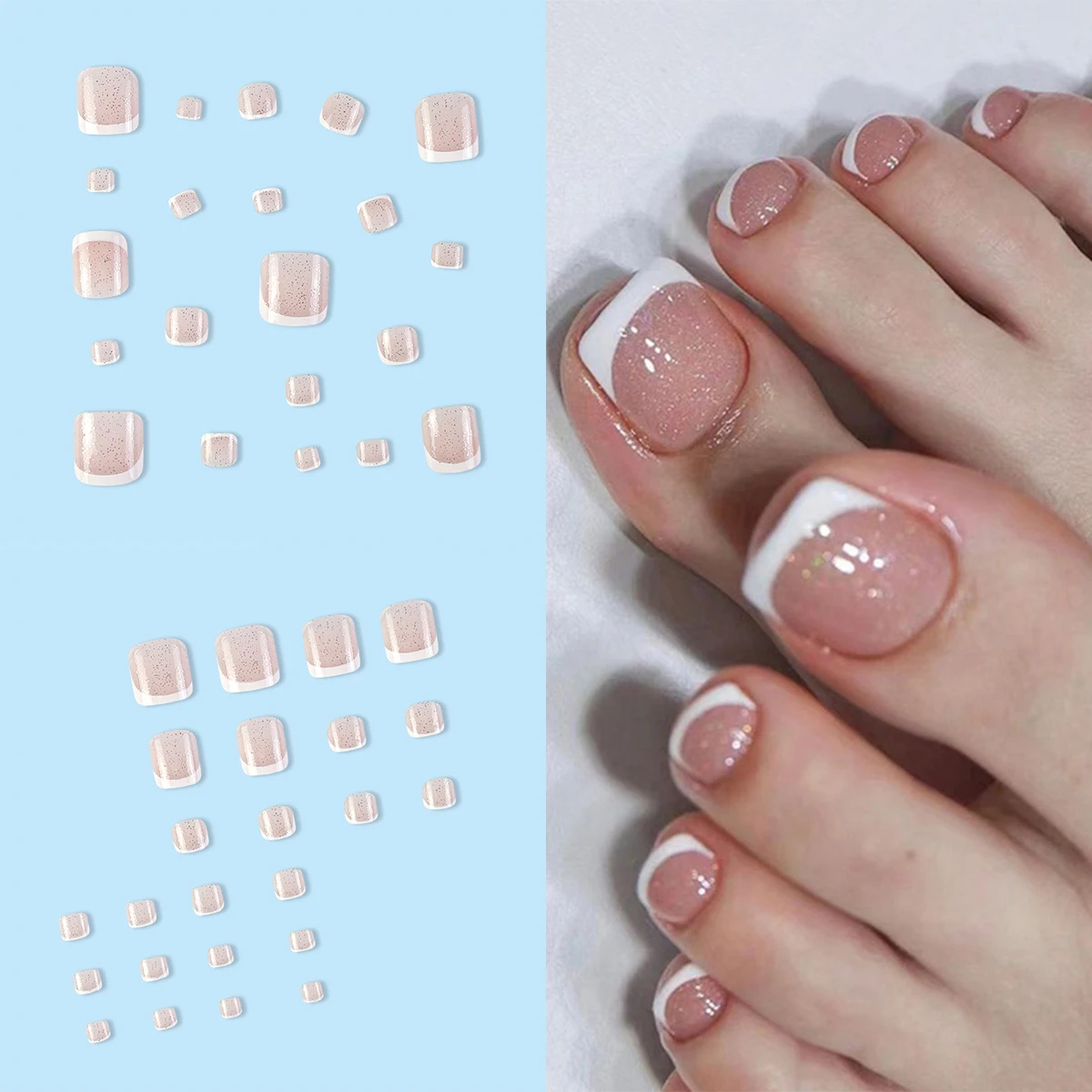 Autumn-And-Winter-Nail-Patches-Diy-Artificial-Colored-Toe-Nail-Patch ...