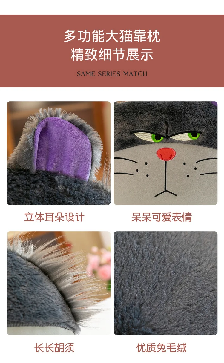 50/70cm Genuine Disney Kawaii Lucifer Plush Dolls Pillow Toys Soft ...