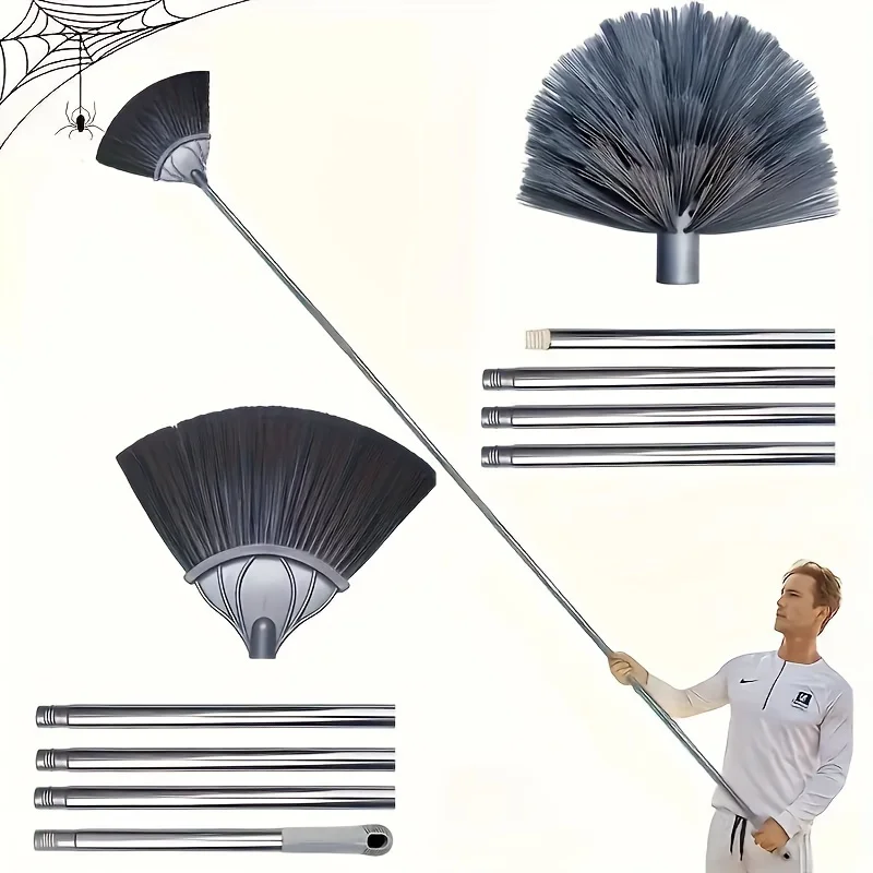 2-in-1 Stainless Steel Telescopic Pole Reach Up To 5 Meters Highlevel ...