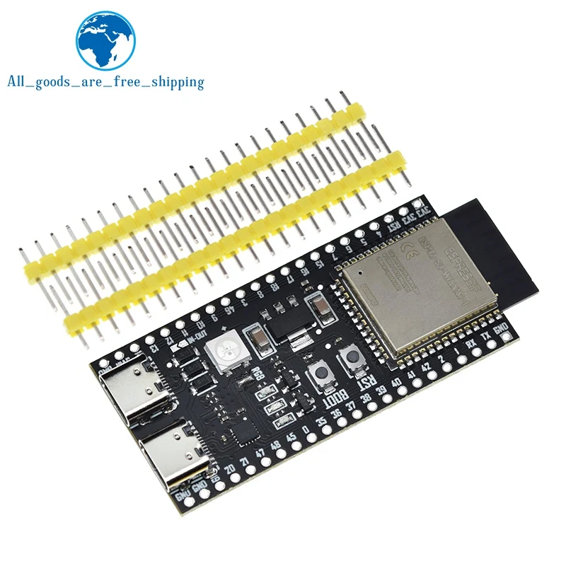Generic Esp32 Wifibluetooth Internet Of Things Dual Type C Development Board Core Board Esp32 S3
