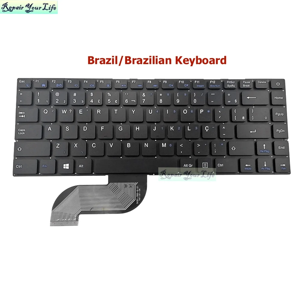SP/LA Spanish Latin PT-BR Brazilian Keyboard for Ghia Libero LV14CPP ...