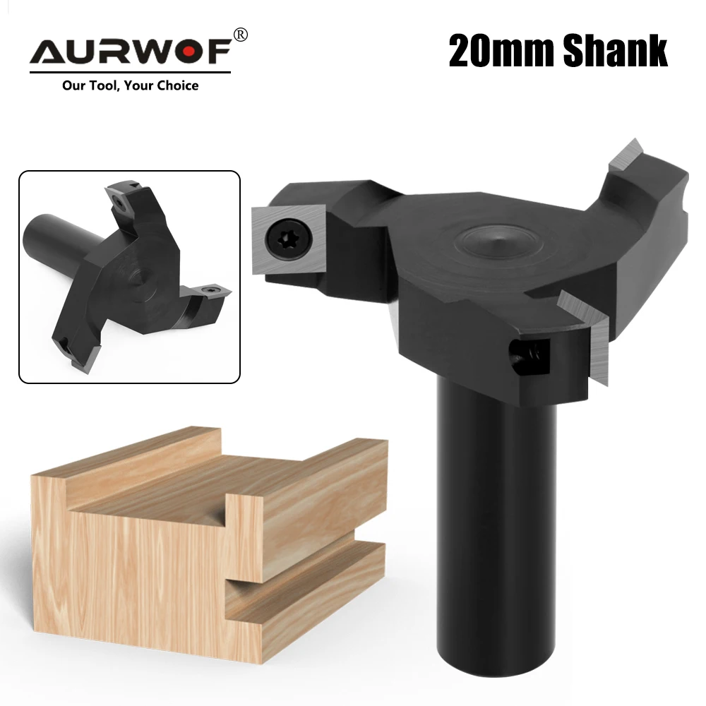 AURWOF-20-Shank-Replaceable-Blade-Planing-Bit-Face-End-Milling-Cutter ...