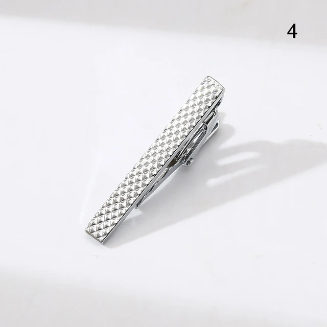 Metal Tie Clips Men's Suit Clip Simple Necktie Tie Bar Clasp Shirts Tie ...