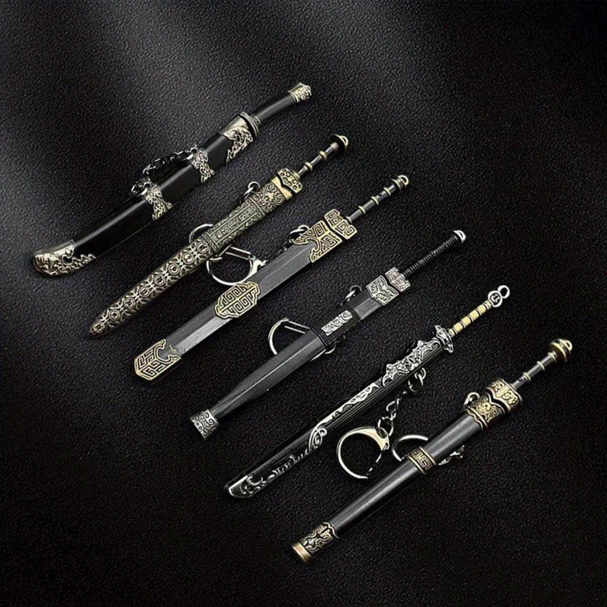 Mini-Sword-With-Sheath-China-Ancient-Sword-Keychain-Zinc-Alloy-Tang ...