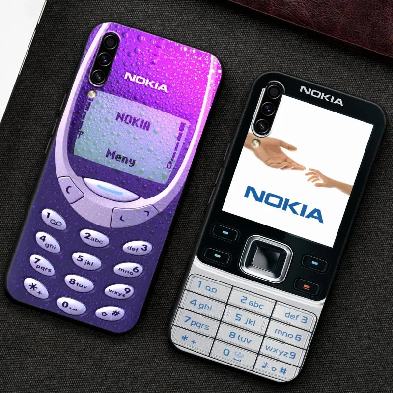 N Nokias 소프트 케이스, 재미있는 레트로 올드 향수, 삼성 갤럭시 A30, A30S, A50, A50S, A10S ...