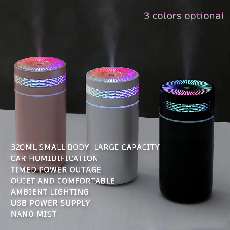 320ml-Mini-USB-Car-Humidifier-Colorful-Cup-Aroma-Diffuser-Cool-Mist ...